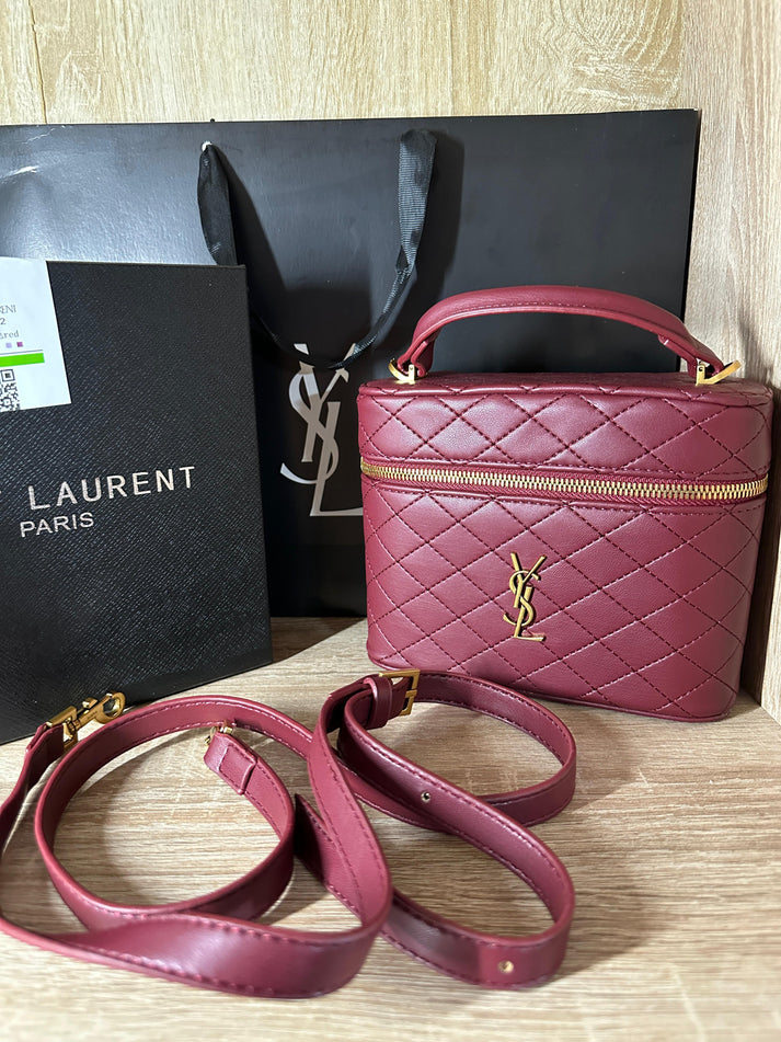 SAC YSL PANIER BORDEAUX – Mesbah Watches
